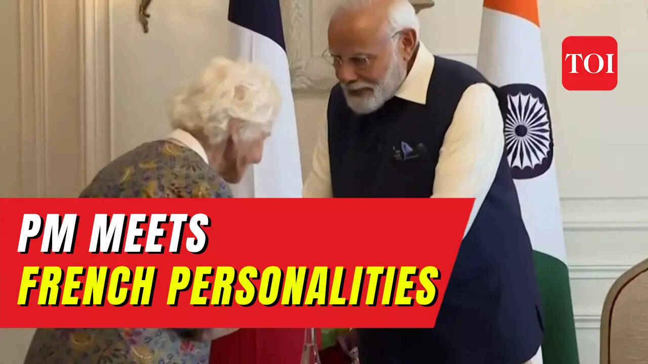 PM Modi holds meetings with key French personalities including Chanel CEO