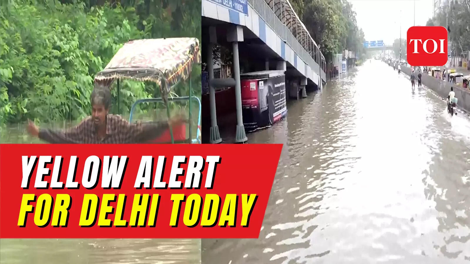Yellow Alert For Delhi Imd Warns Of High Intensity Rain In Some Parts