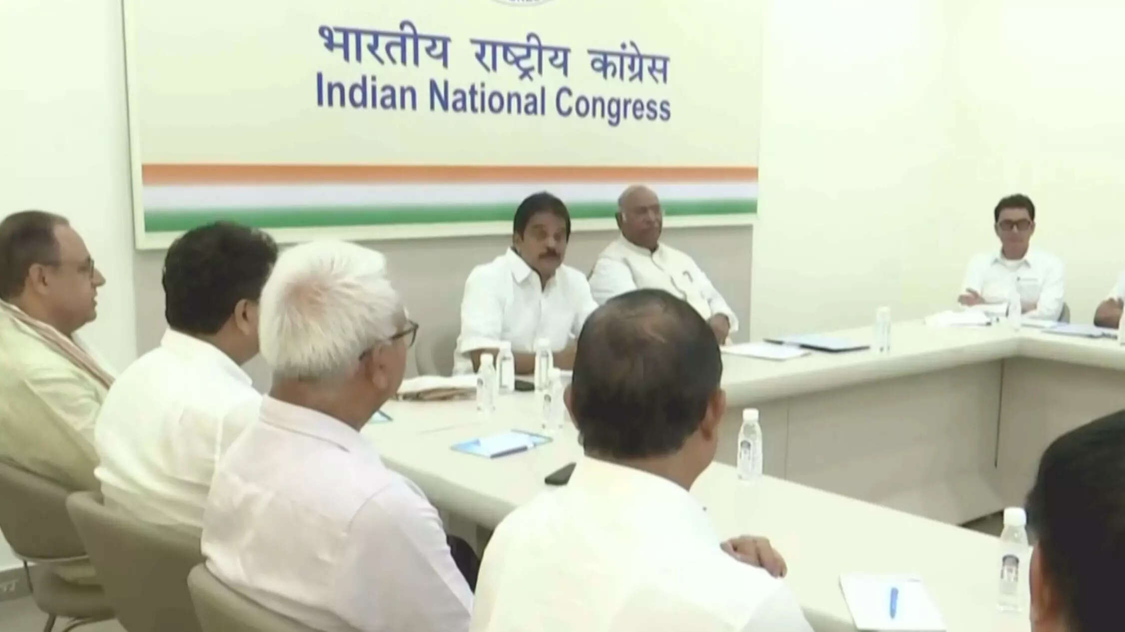 Congress President Mallikarjun Kharge chairs meeting of North-Eastern ...