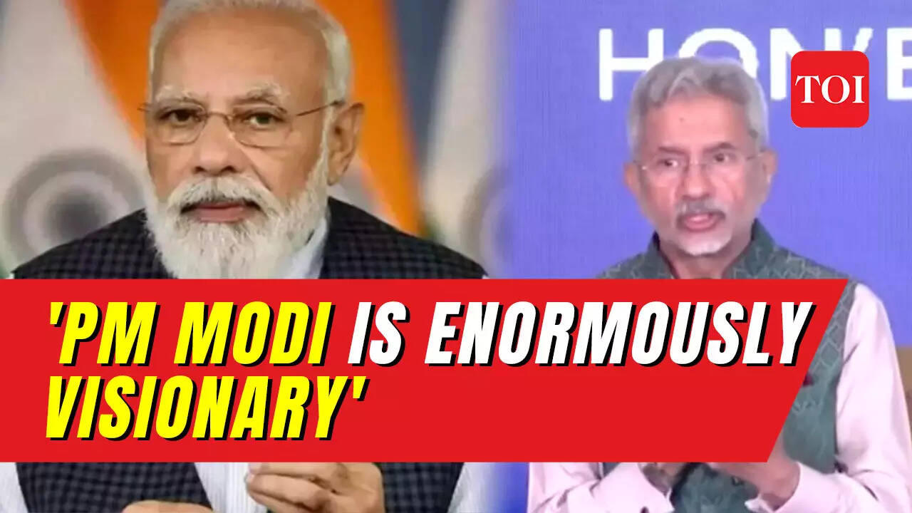 EAM Dr S Jaishankar: 'PM Modi is enormously visionary and grounded, such people come once in a ...