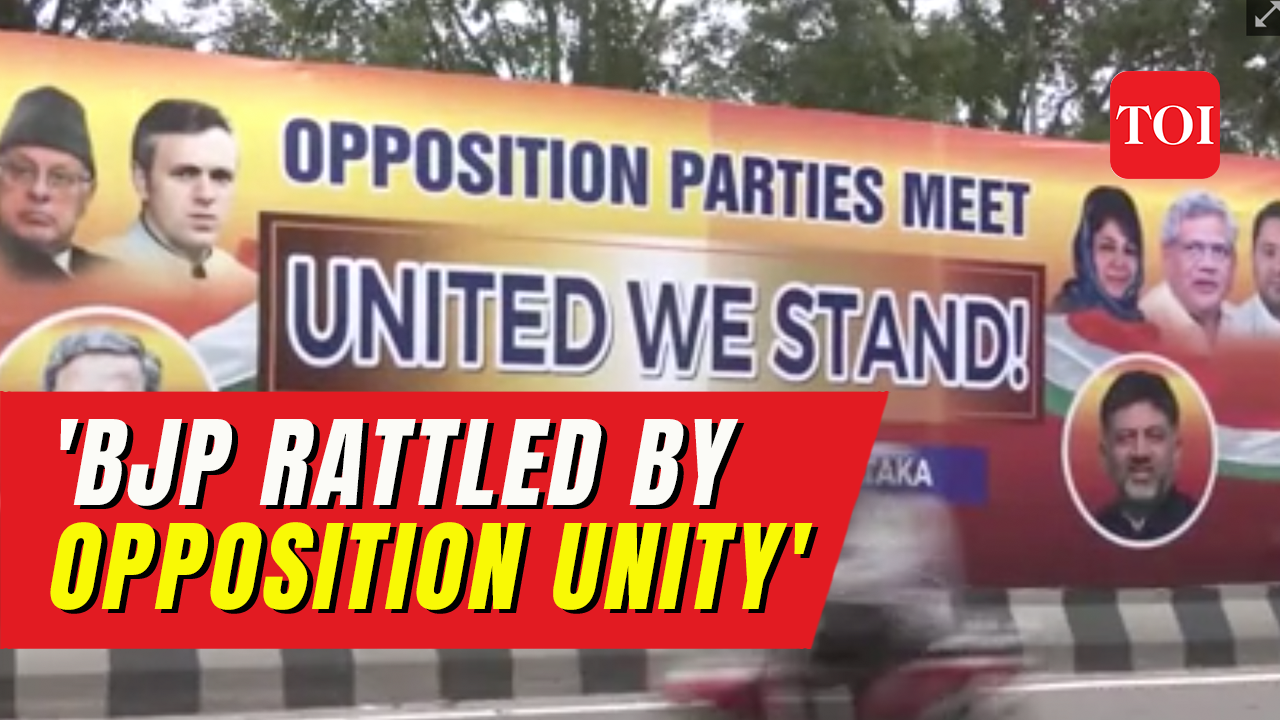 All set for key Opposition meet in Bengaluru, leaders say confident of ...