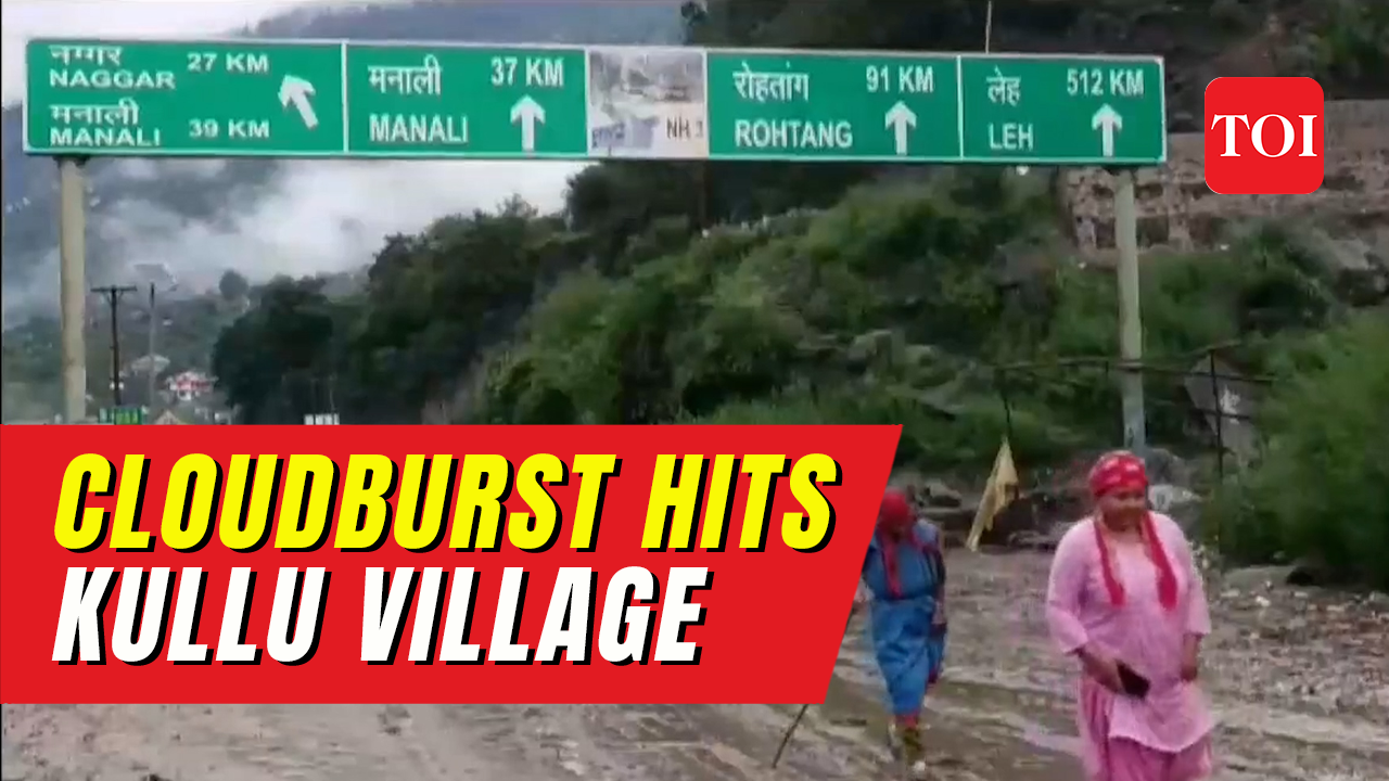 Himachal Pradesh floods: Cloudburst hits Kullu village, one person killed and 3 others injured