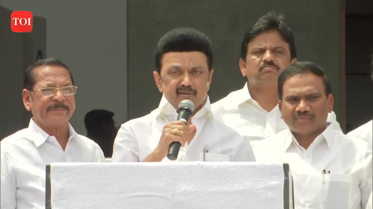 “It was done by BJP,” says Tamil Nadu CM MK Stalin on raid at Ponmudi’s residence