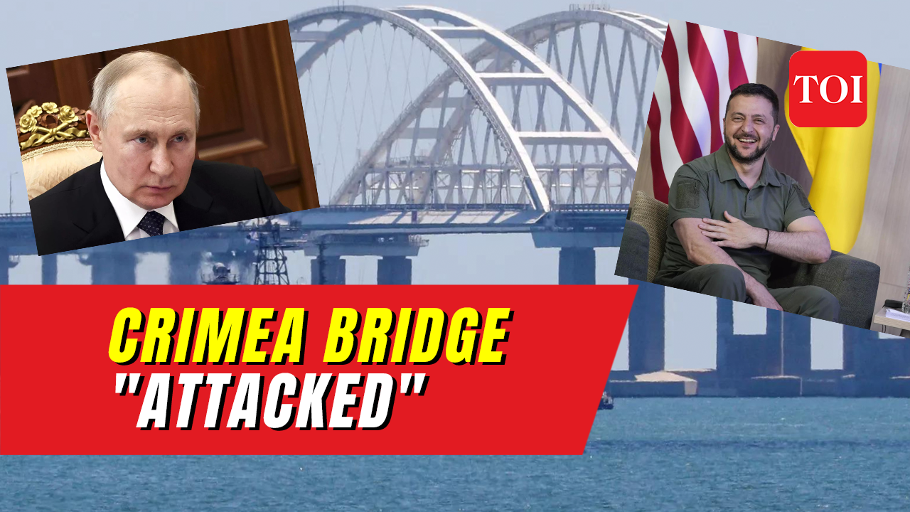 Crimea Bridge: Russia blames Ukraine for 'attack' on New Crimea Bridge