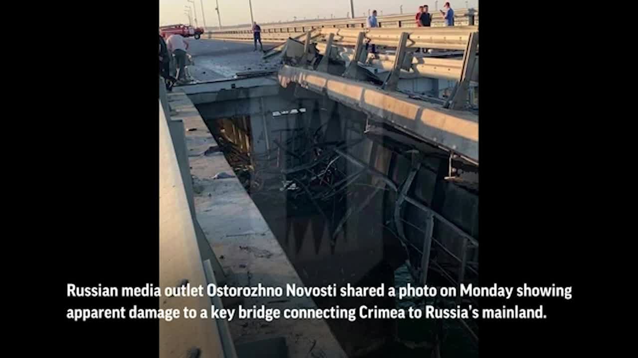 Russia: Crimea bridge attack by Ukraine kills 2