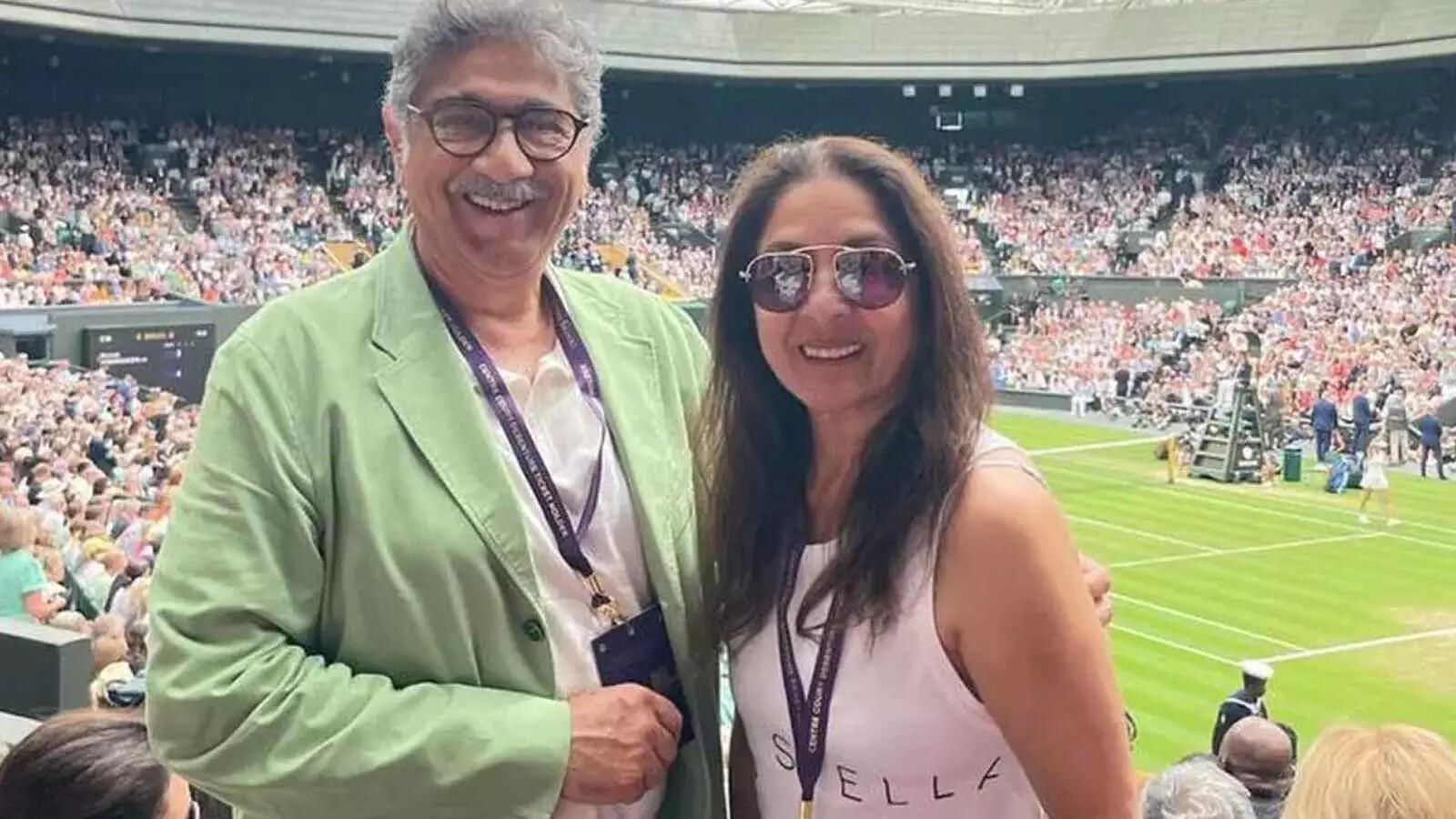 'It's a dream come true', says Neena Gupta as she attends Wimbledon ...
