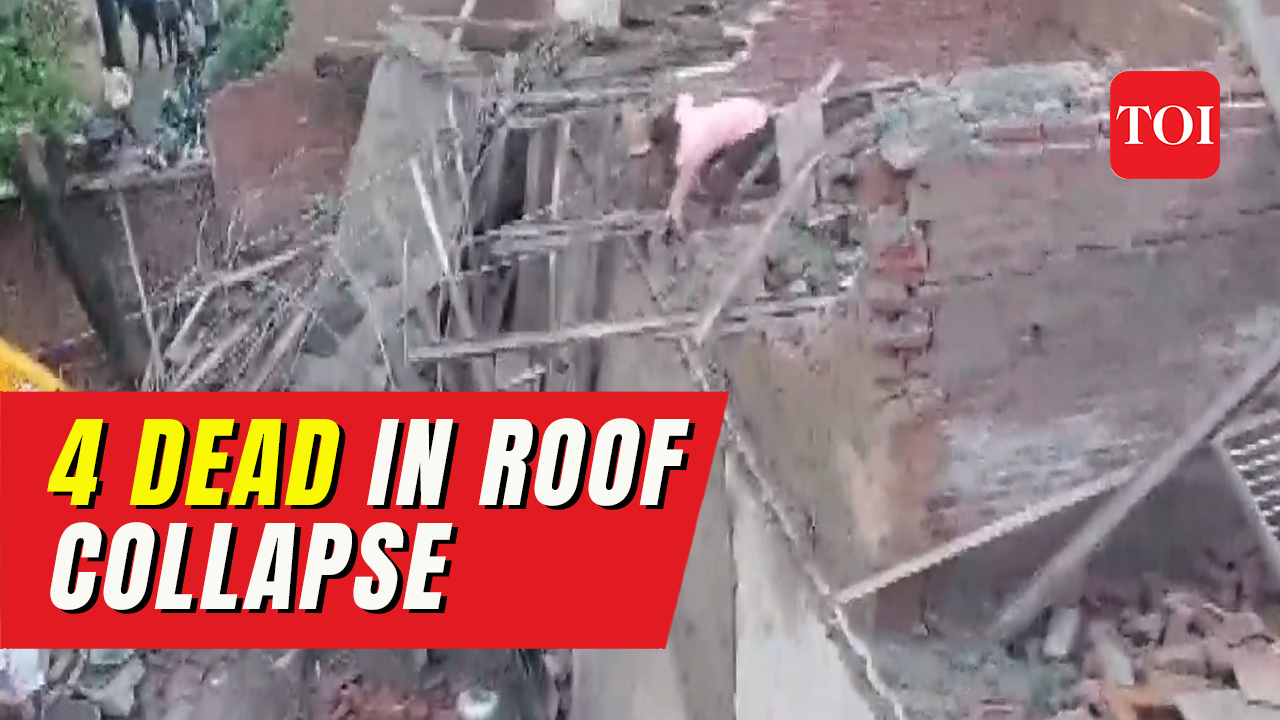 Tragic ceiling collapse: Four dead in a family after a portion of ...