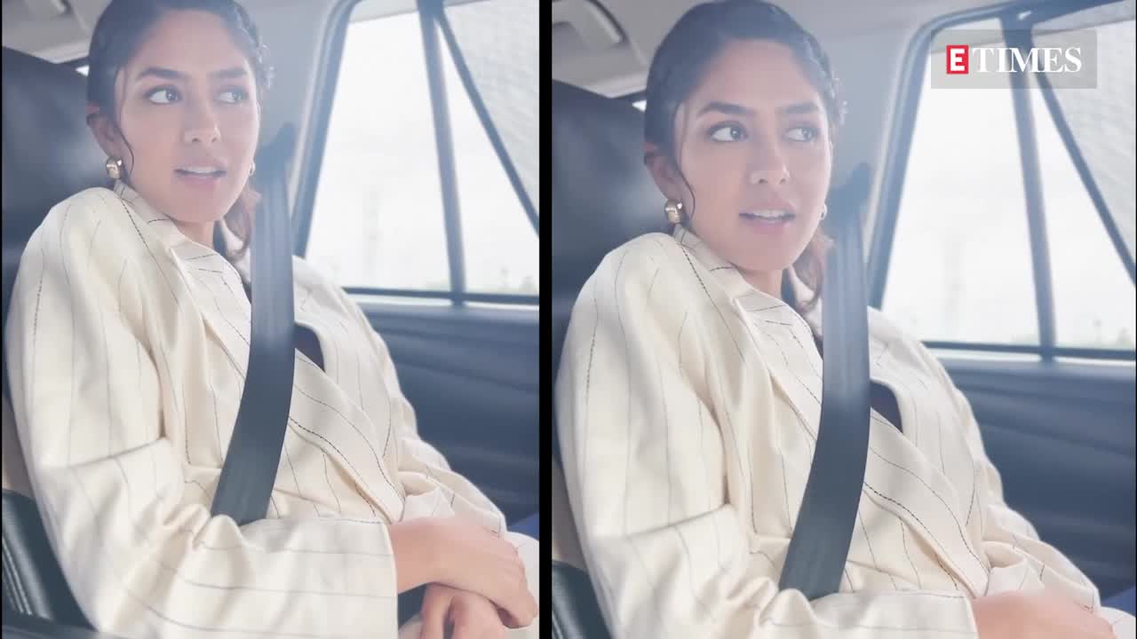 Mrunal Thakur gives a sneak peek into her life off-screen