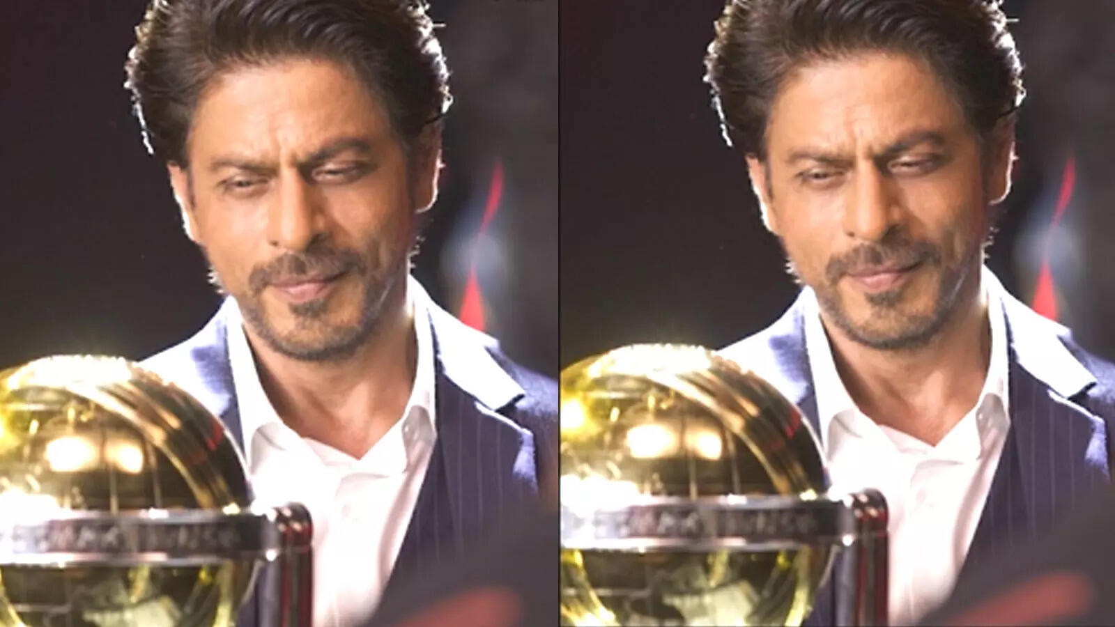 ICC drops a picture of Shah Rukh Khan gazing at the ODI World Cup ...