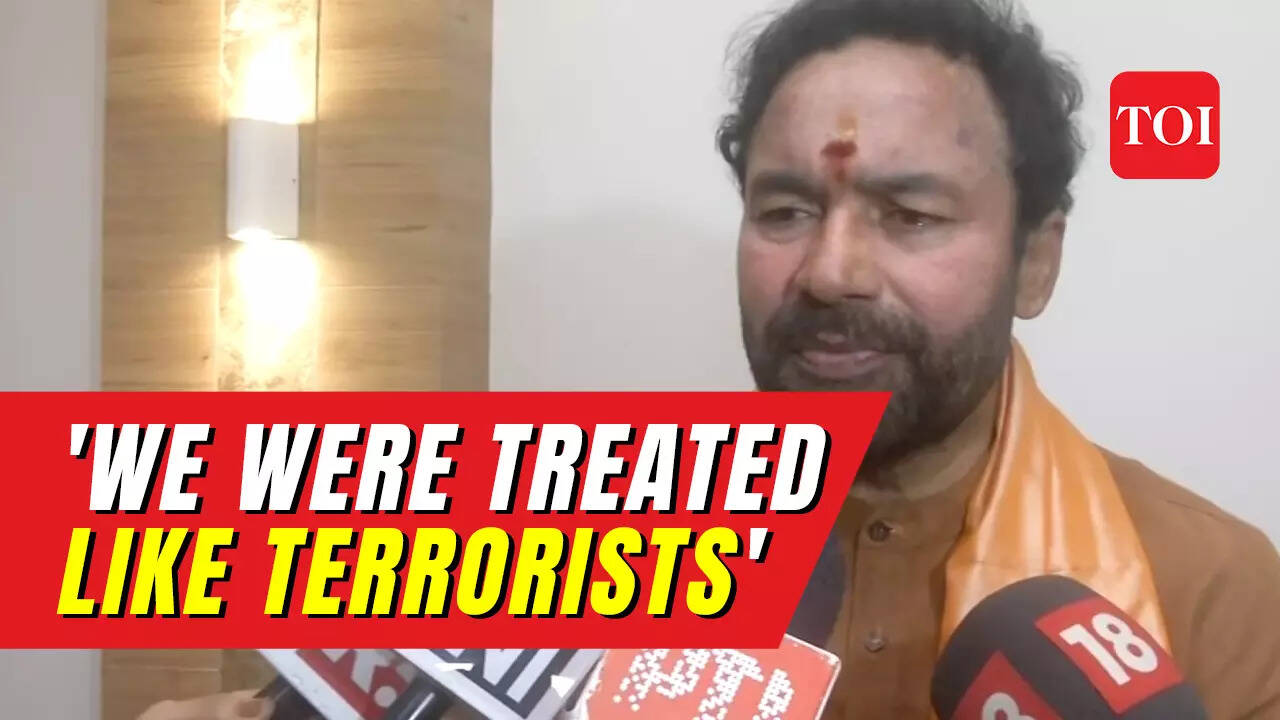 “War has been broken…”, says G Kishan Reddy on his arrest at Shamshabad