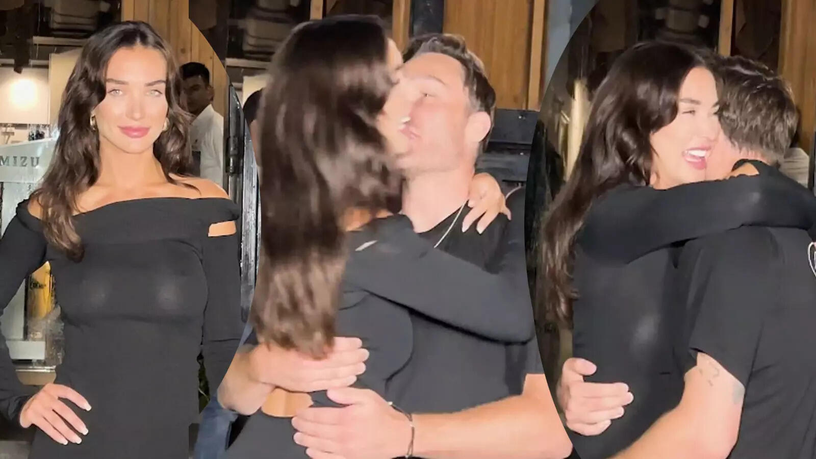 PDA Alert! Amy Jackson and boyfriend Ed Westwick aka Chuck Bass of 'Gossip Girl' shower love on ...