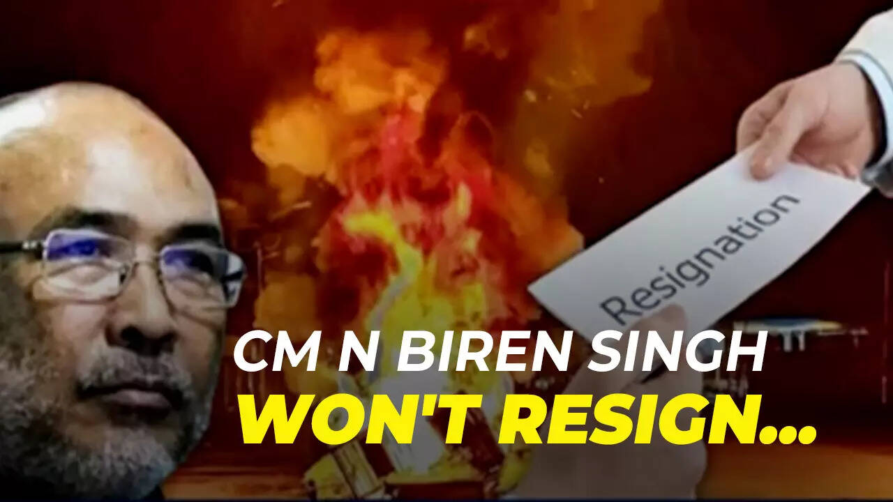 resignation: Manipur Horror Latest: CM N Biren Singh says ‘my main job ...