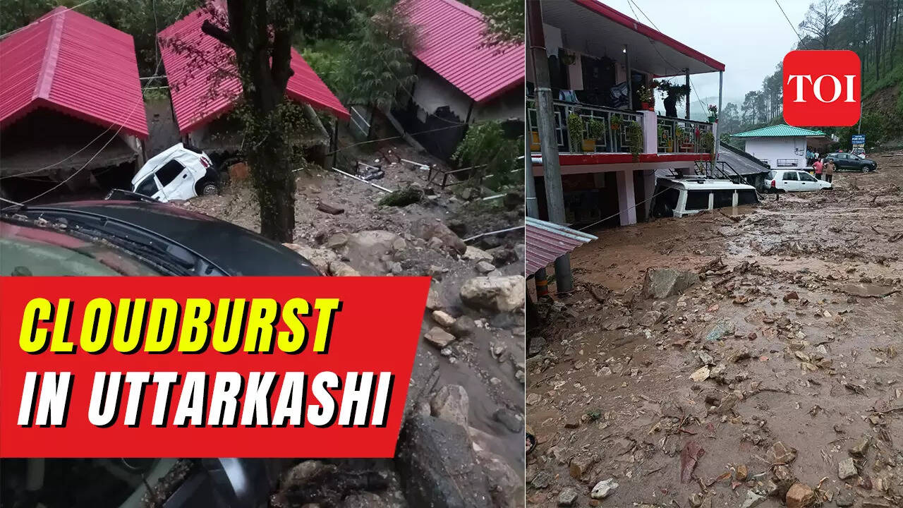 Uttarakhand: Cloudburst in Uttarkashi district damages houses and roads