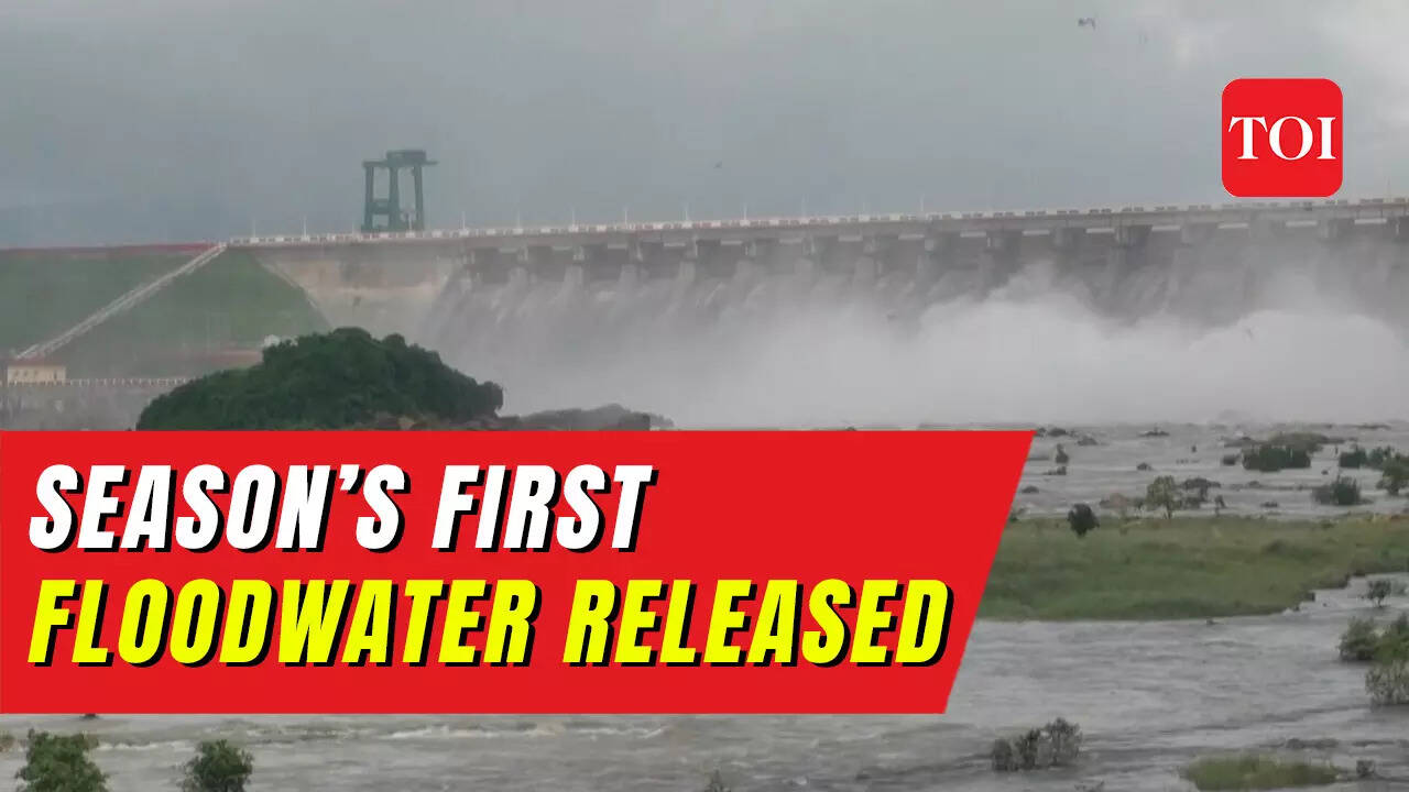 Odisha: Hirakud Dam authorities release season’s first floodwater