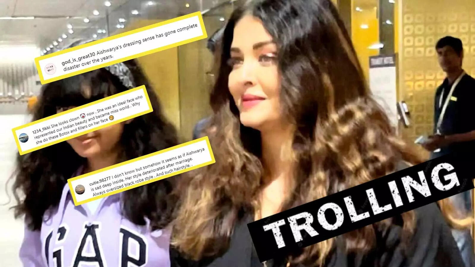 Aishwarya Rai Bachchan gets TROLLED for her same hairstyle and fashion ...