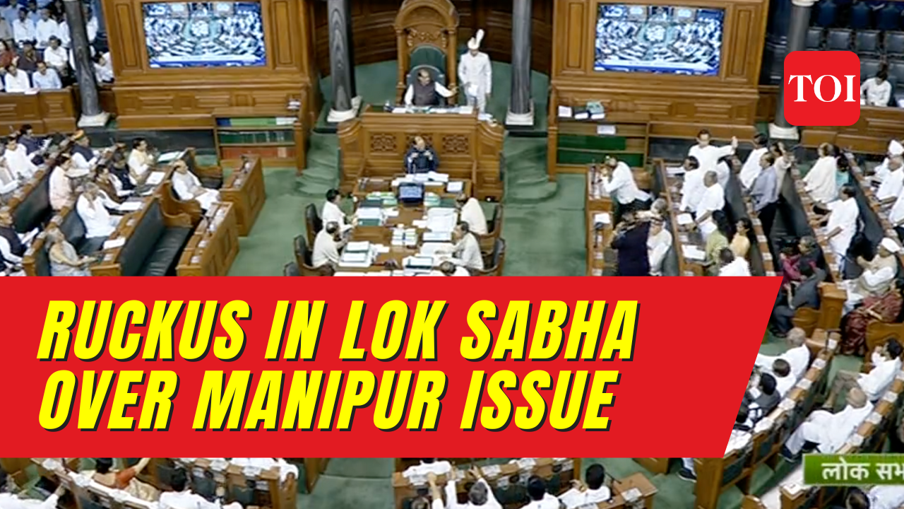 Ruckus in Lok Sabha over Manipur issue, Opposition demands statement from PM