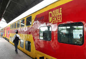 India's first AC double-decker train flagged off