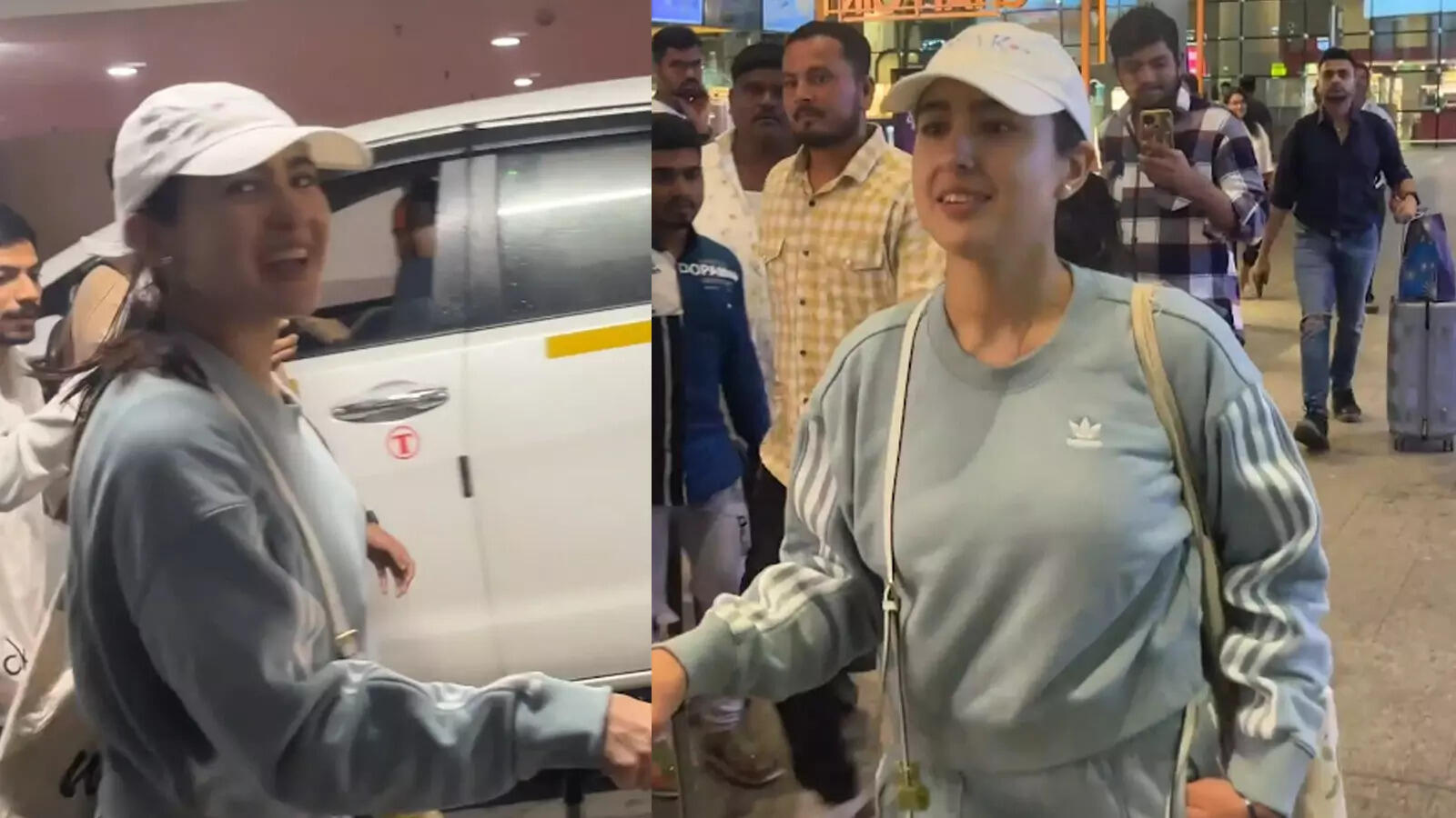 Sara Ali Khan returns from Amarnath yatra, searches for her car at the ...