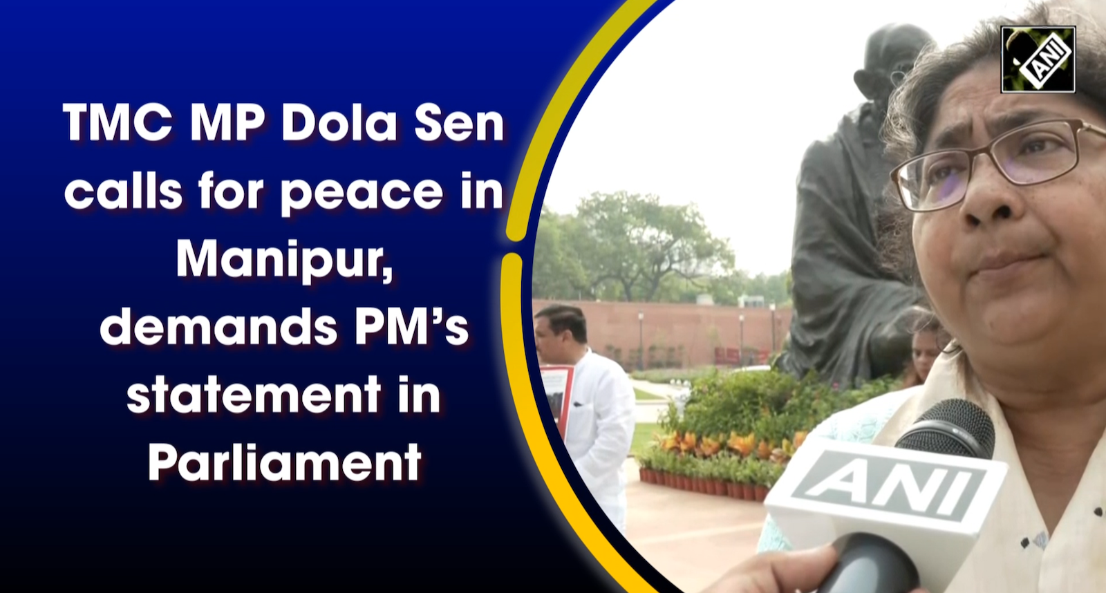 TMC MP Dola Sen calls for peace in Manipur, demands PM’s statement in Parliament