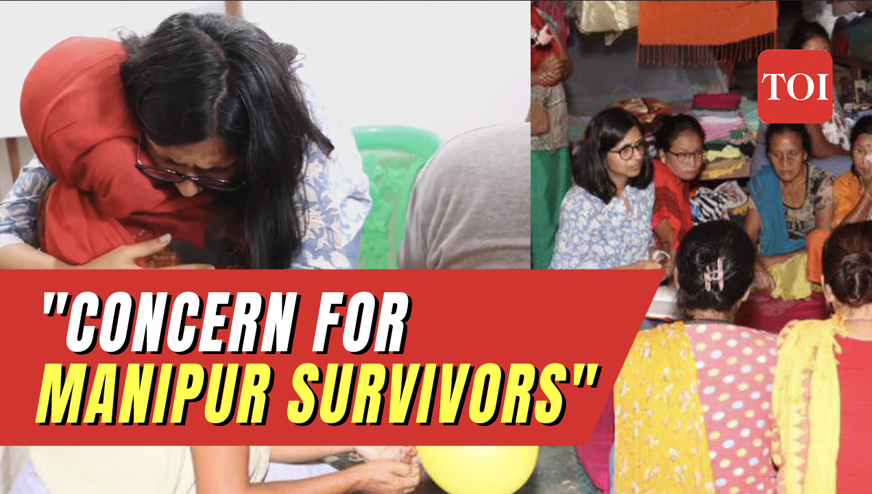 Swati Maliwal meets kin of women paraded naked in Manipur, voices concern over lack of support ...