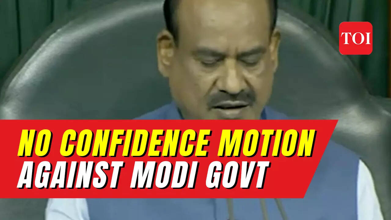 Lok Sabha Speaker approves no confidence motion as Opposition raises 'Chak De INDIA' slogans