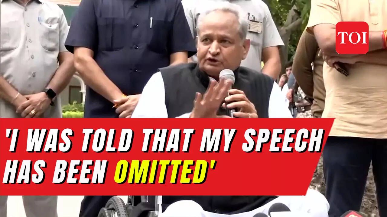 Ashok Gehlot on PM Modi's Sikar event: 'I was told that my speech has been omitted, this ...