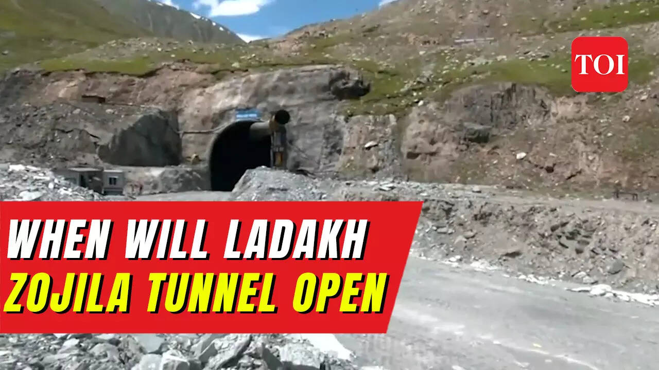 Watch: ZojiLa Tunnel to connect Ladakh by Dec 2030, construction Work in progress