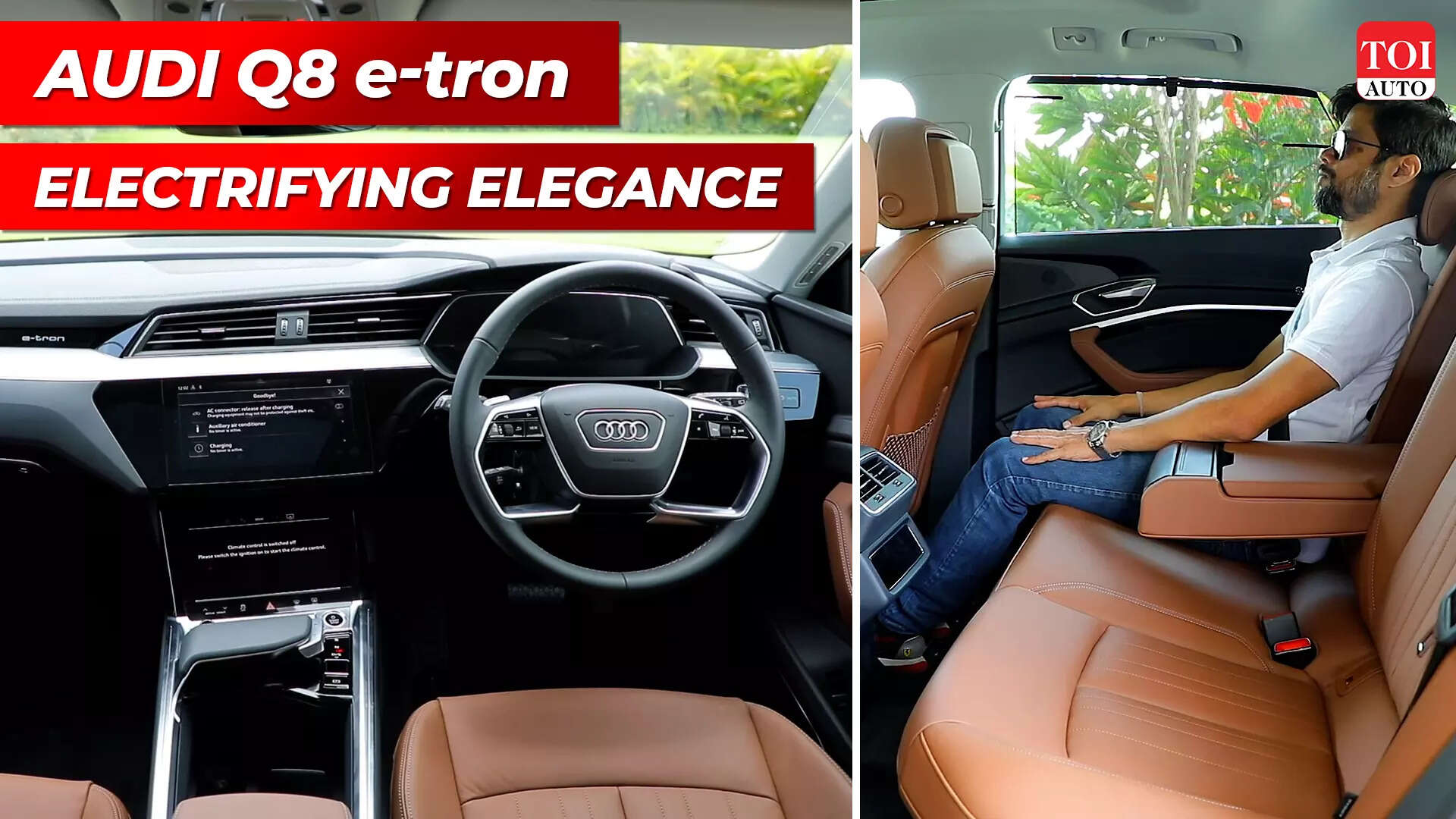Audi Q8 e-tron interior review | High on space & comfort? | TOI Auto