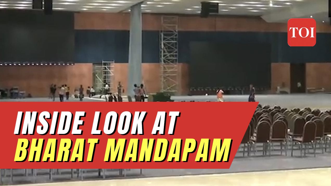 Watch: First look at G20 summit hall and auditoriums of newly ...