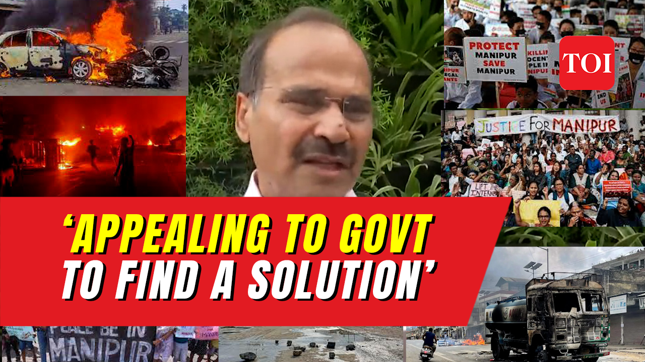 We are going to Manipur to understand pain of its people, no political issues: Congress MP Adhir ...