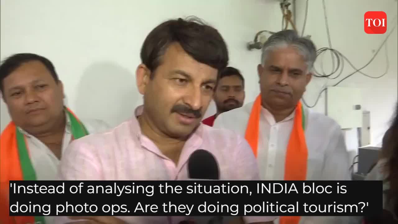 INDIA bloc doing photo ops instead of analysing Manipur situation ...