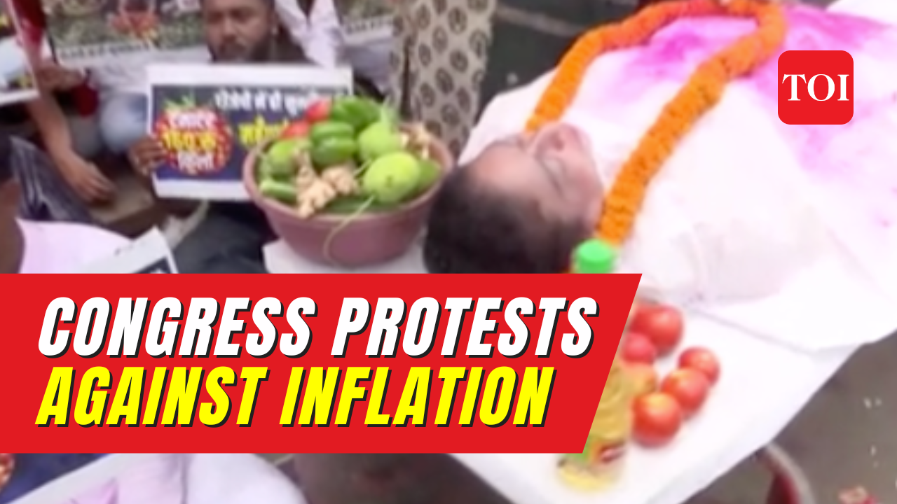 Food and vegetable prices continue to rise in India: Congress stages ...