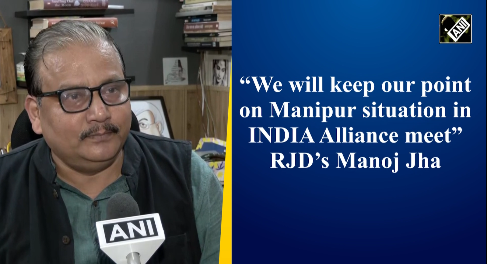 “We will keep our point on Manipur situation in INDIA Alliance meet” RJD’s Manoj Jha