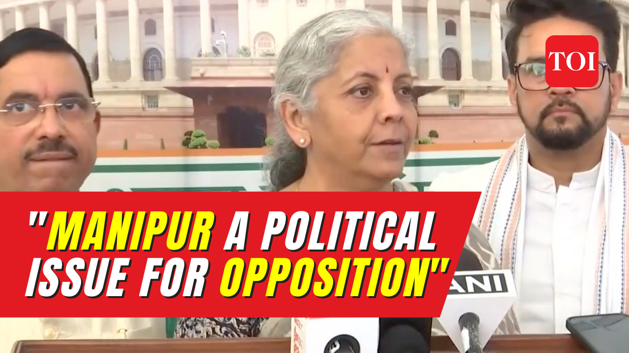 Opposition just shedding crocodile tears, Manipur just a political ...