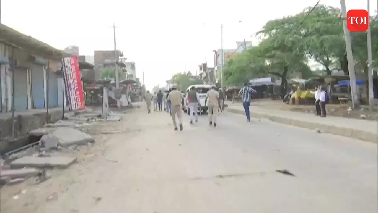 nuh: Stones hurled, cars set ablaze in Nuh clash