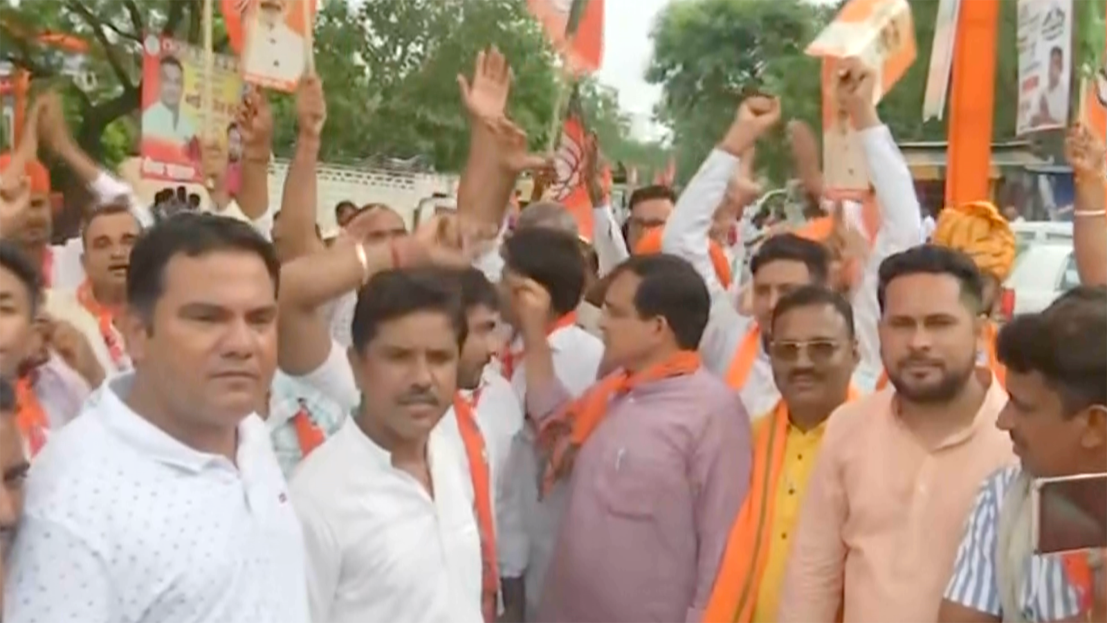 Rajasthan: BJP workers hold ‘Secretariat Gherao’ protest in Jaipur
