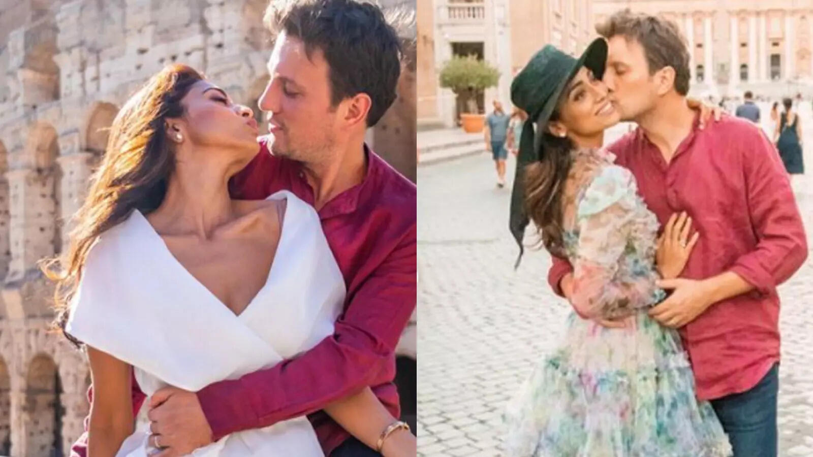 Shriya Saran shares romantic pictures with her husband from Rome ...