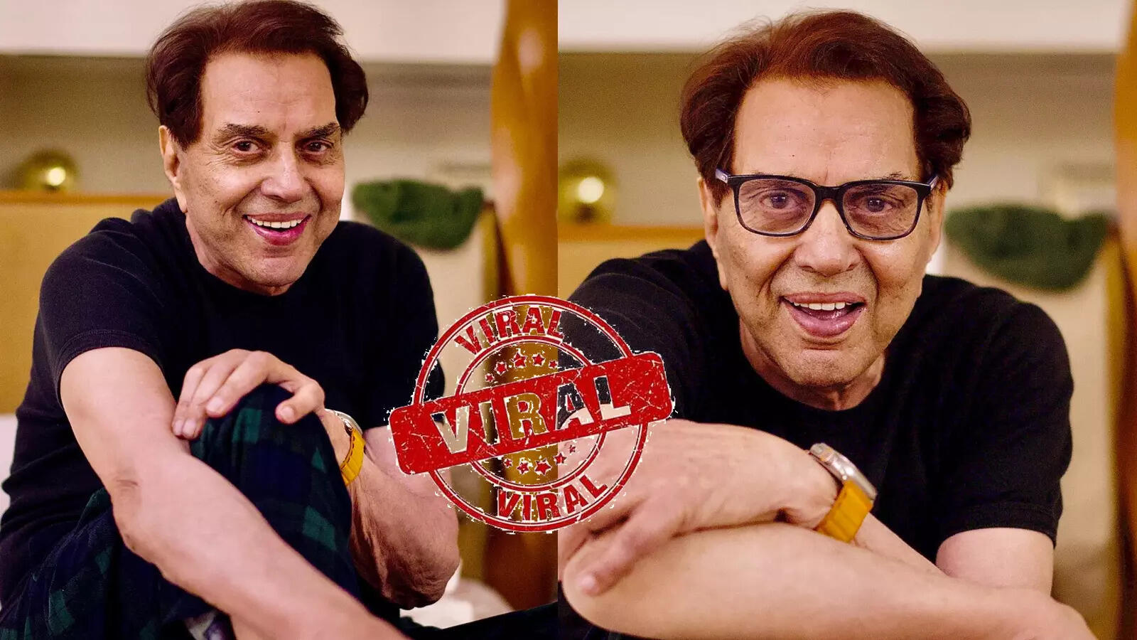 VIRAL! Dharmendra looks 'cool' and 'smarty' in his latest pictures ...