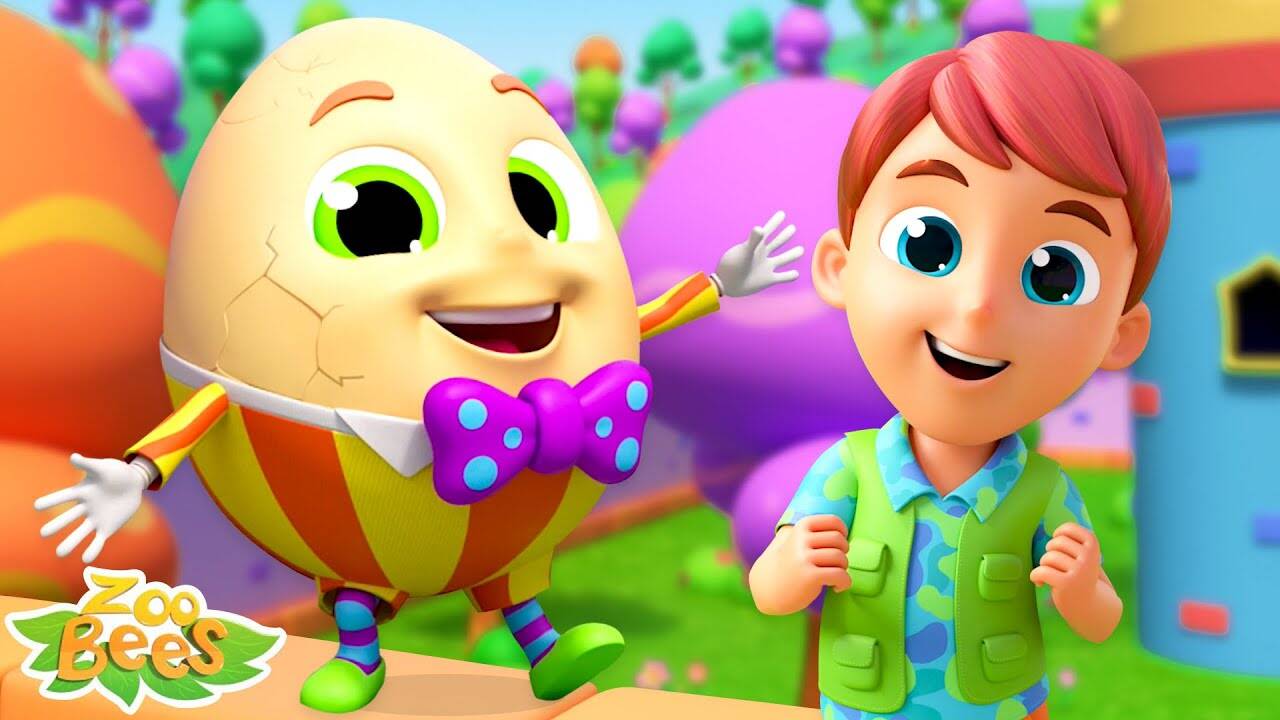 English Nursery Rhymes: Kids Video Song in English 'Humpty Dumpty Sat ...