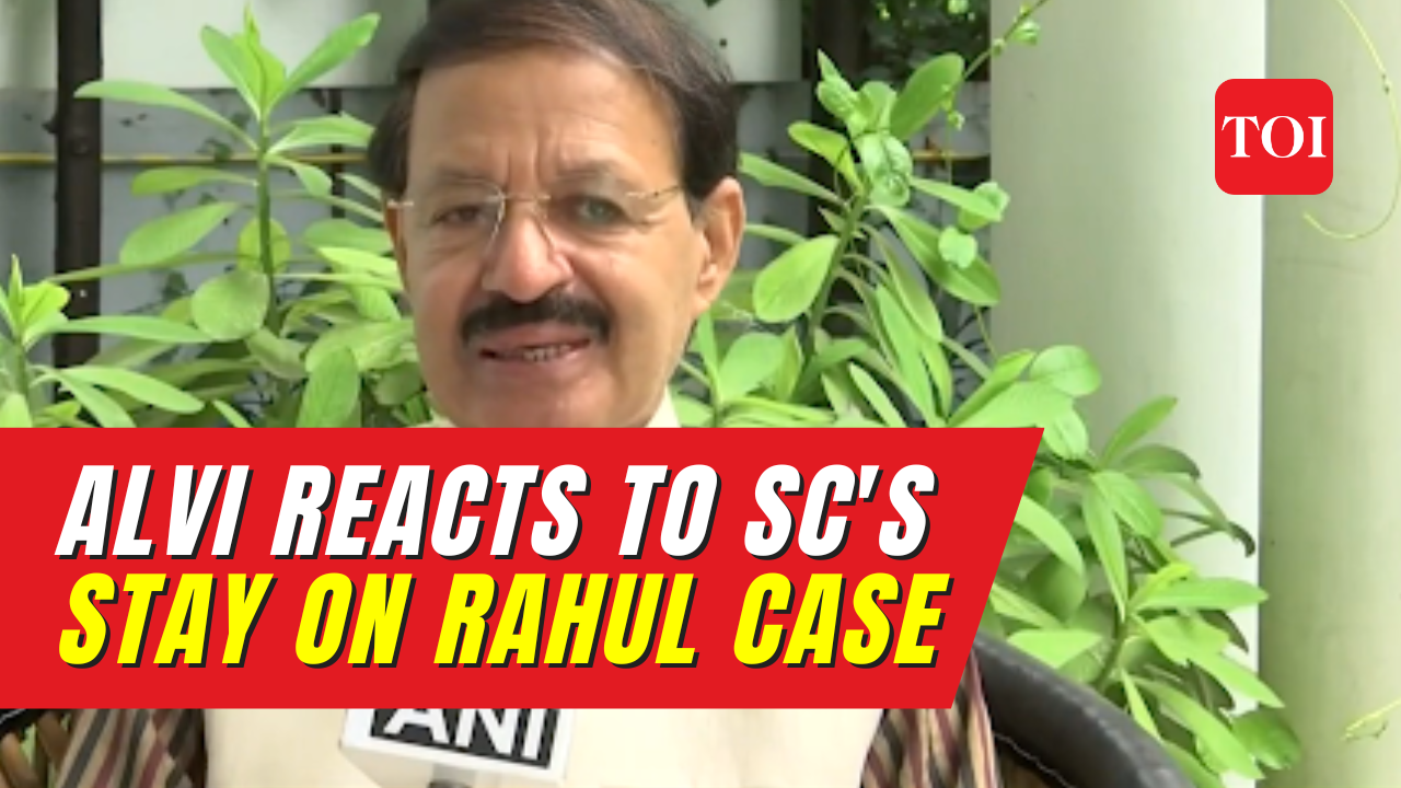Congress Leader Rashid Alvi on Supreme Court stays the conviction of Rahul Gandhi plea in ...