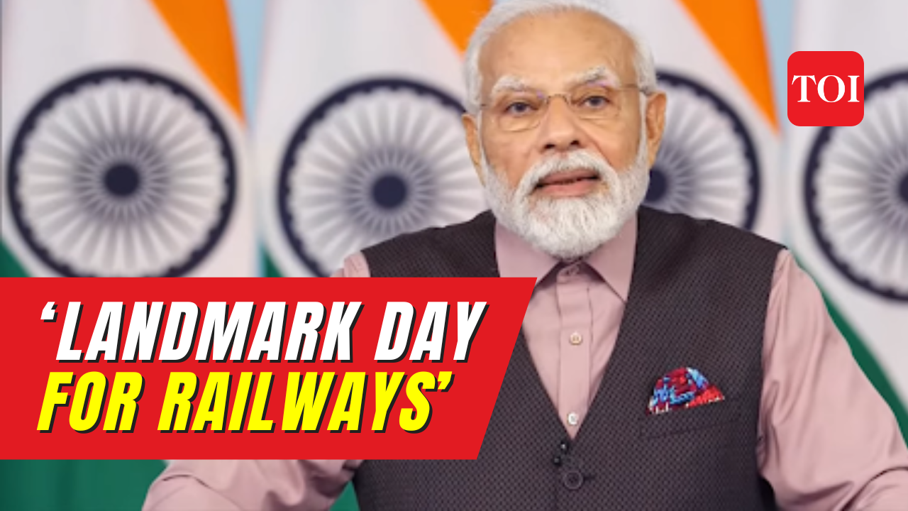 'India's stations are all set to get modernised': PM Modi lists steps ...