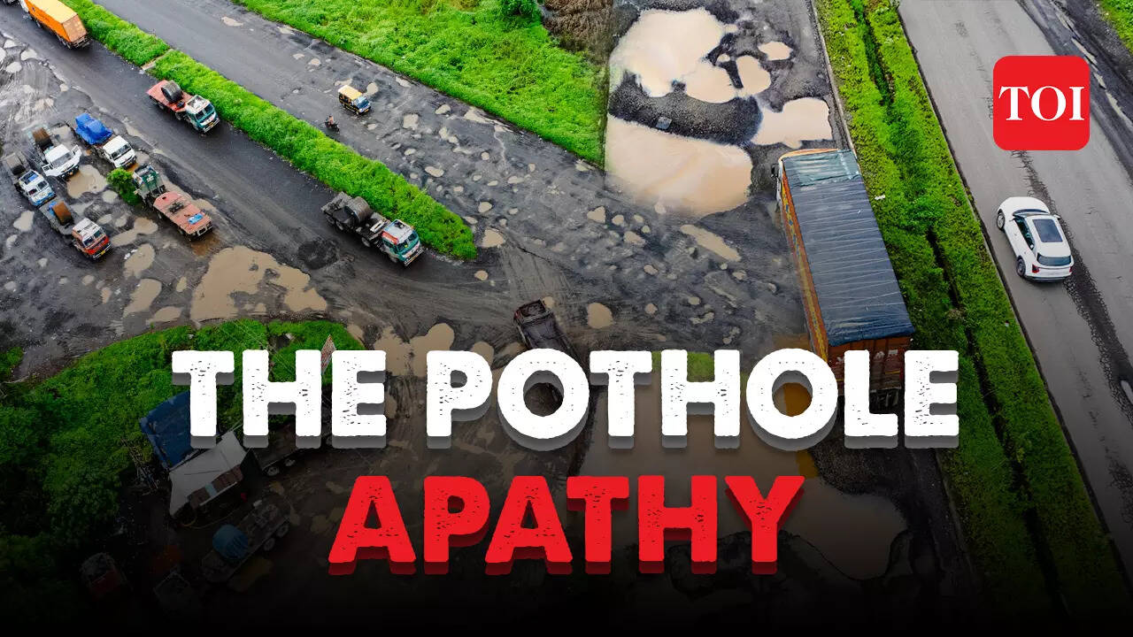 Mumbai-Goa Highway marred by potholes, damages and waterlogging, Bombay ...