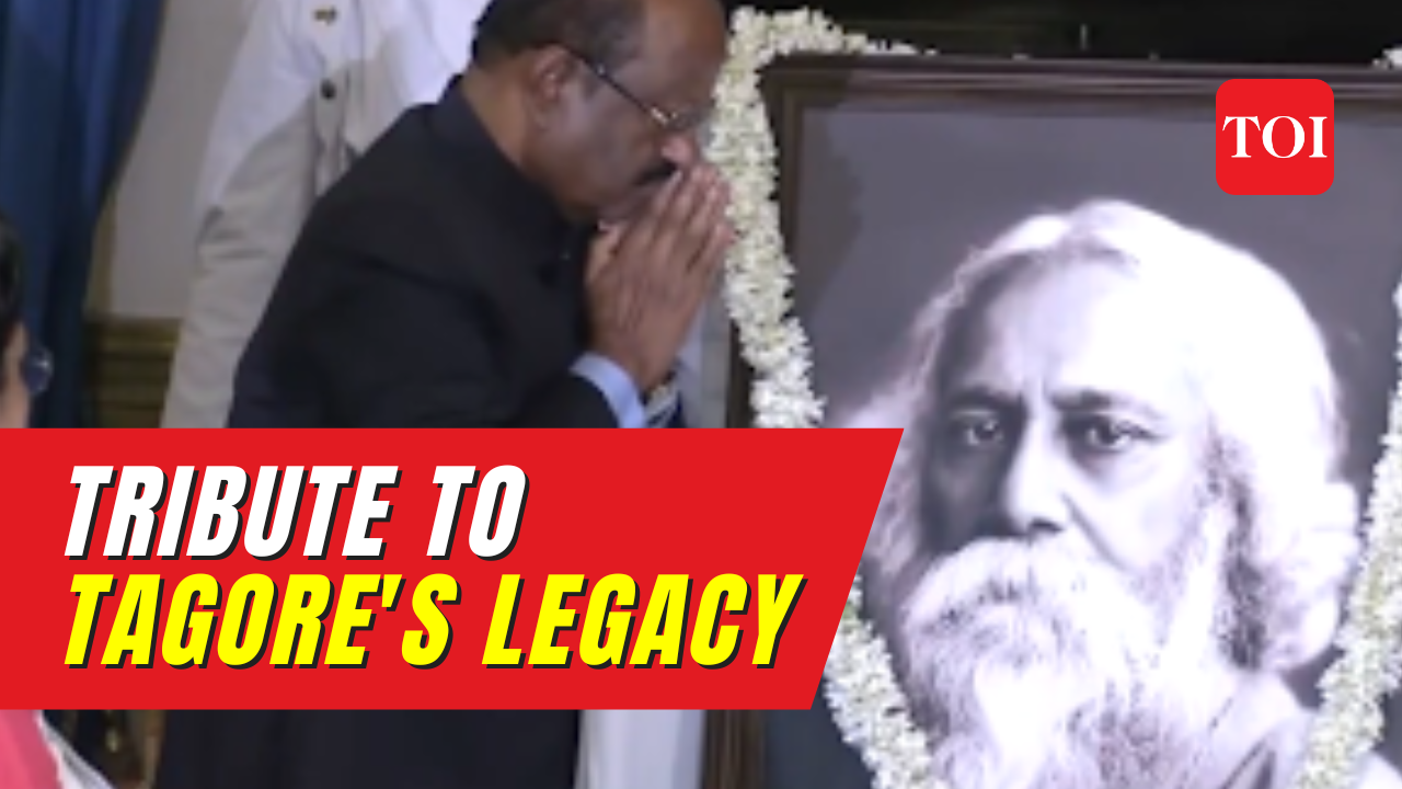 West Bengal Governor pays homage to Tagore's legacy on his death ...