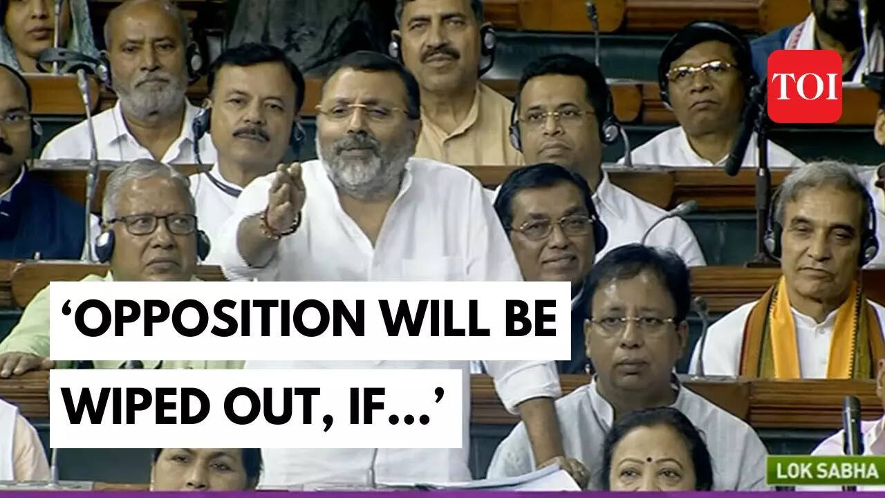 BJP’s Nishikant Dubey's speech destroys Opposition