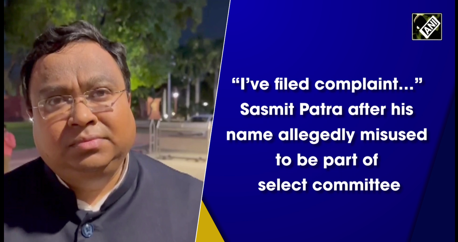 “I’ve filed complaint…” Sasmit Patra after his name allegedly misused ...