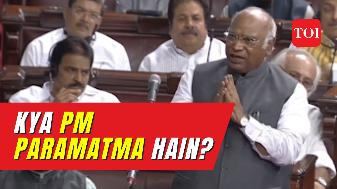 'Is PM a God?': Kharge's remarks on Narendra Modi sparks controversy in ...