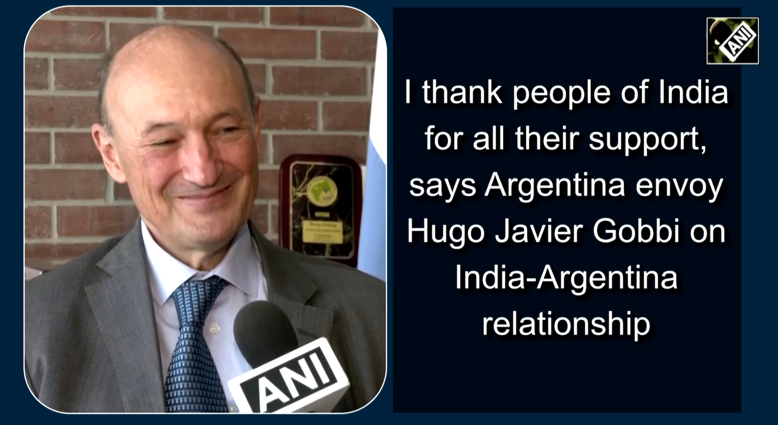 I thank people of India for all their support, says Argentina envoy ...