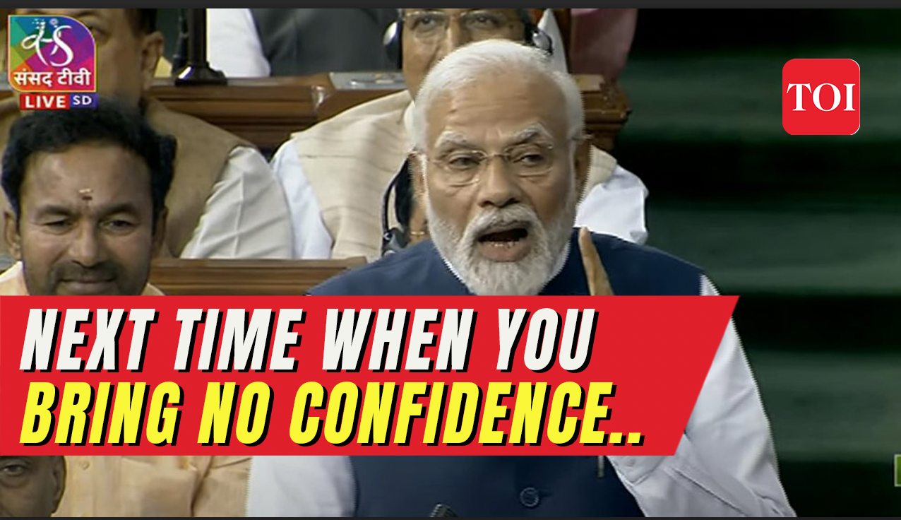 'When you bring the no-confidence motion again in 2028, India will be 3rd largest economy': PM ...