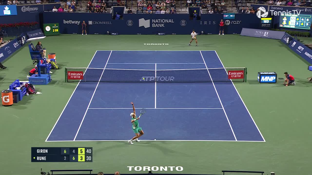 Toronto Masters: Toronto Masters: Giron stuns Rune