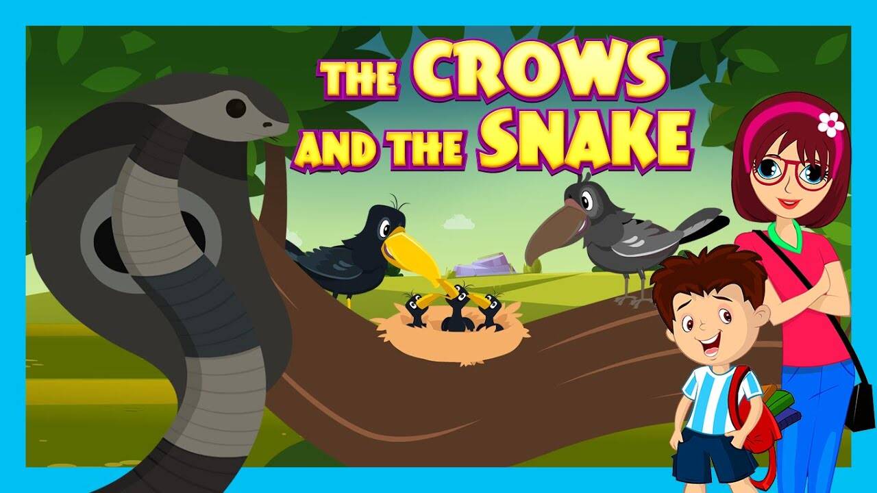 Check Out Latest Kids English Nursery Story 'The Crows And The Snake ...